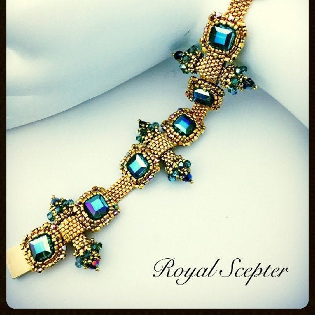 TUTORIAL - Royal Scepter Bracelet - PDF - Etsy