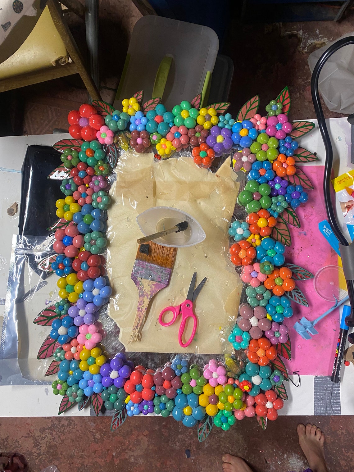 Flower Mirror - Etsy