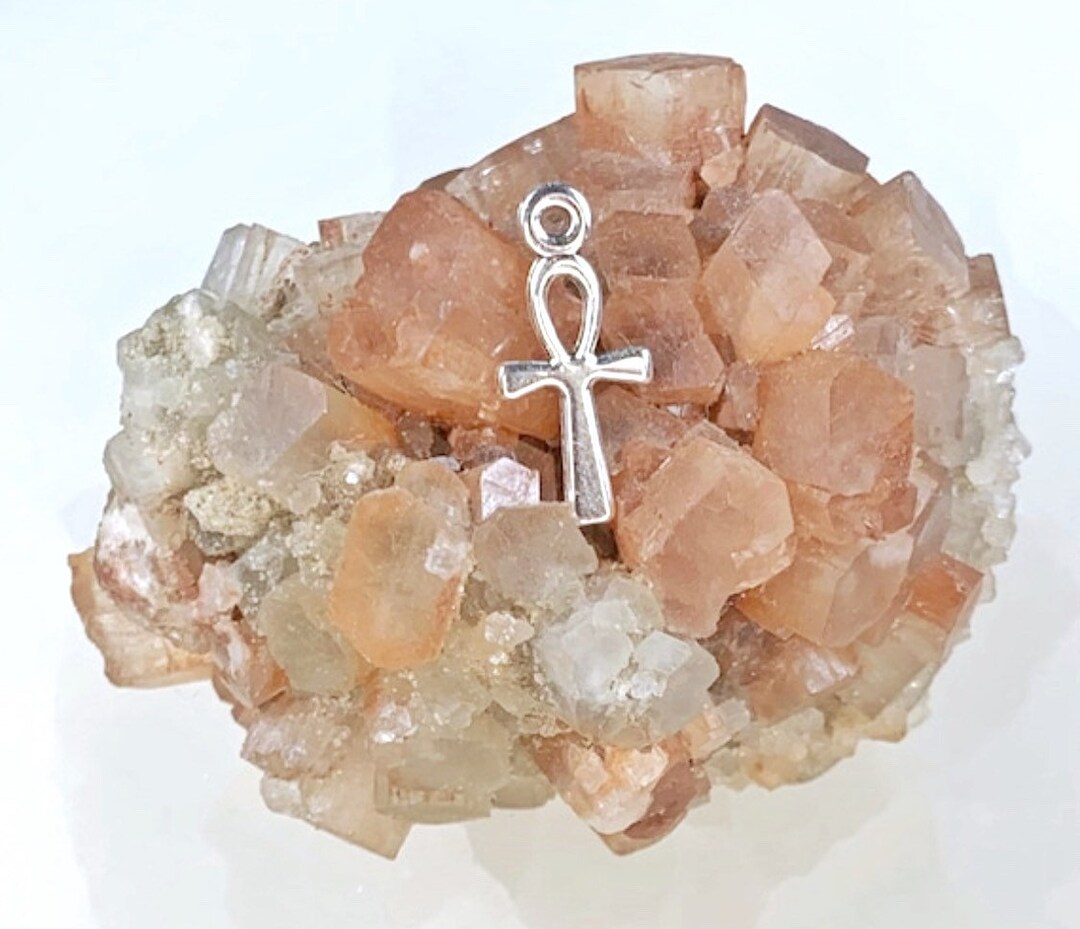 10 Mini Ankh Charms, 8x18mm Double Sided Egyptian Cross, Symbol of ...