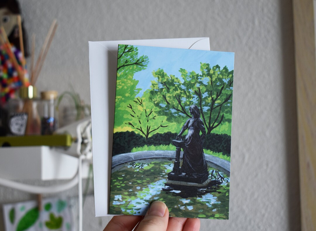 Smith College Lanning Fountain Card - Etsy