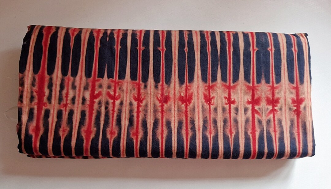 ADIRE FABRIC 100% COTTON (tie Dye) - Red Arrow 5 Yards - Etsy