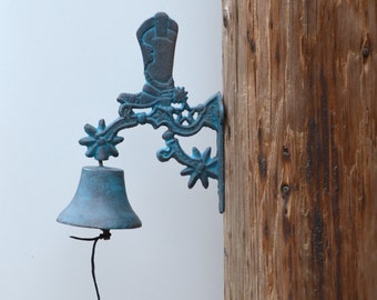 Cowboy Dinner Bell - Etsy