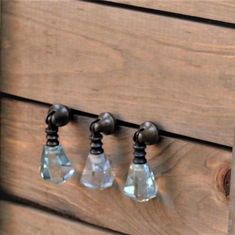 Glass Drawer Pulls - Etsy