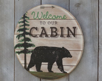 Welcome to the Cabin | Etsy