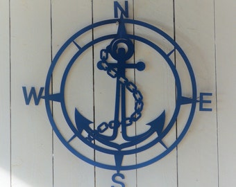 Anchor Compass Rose - Etsy