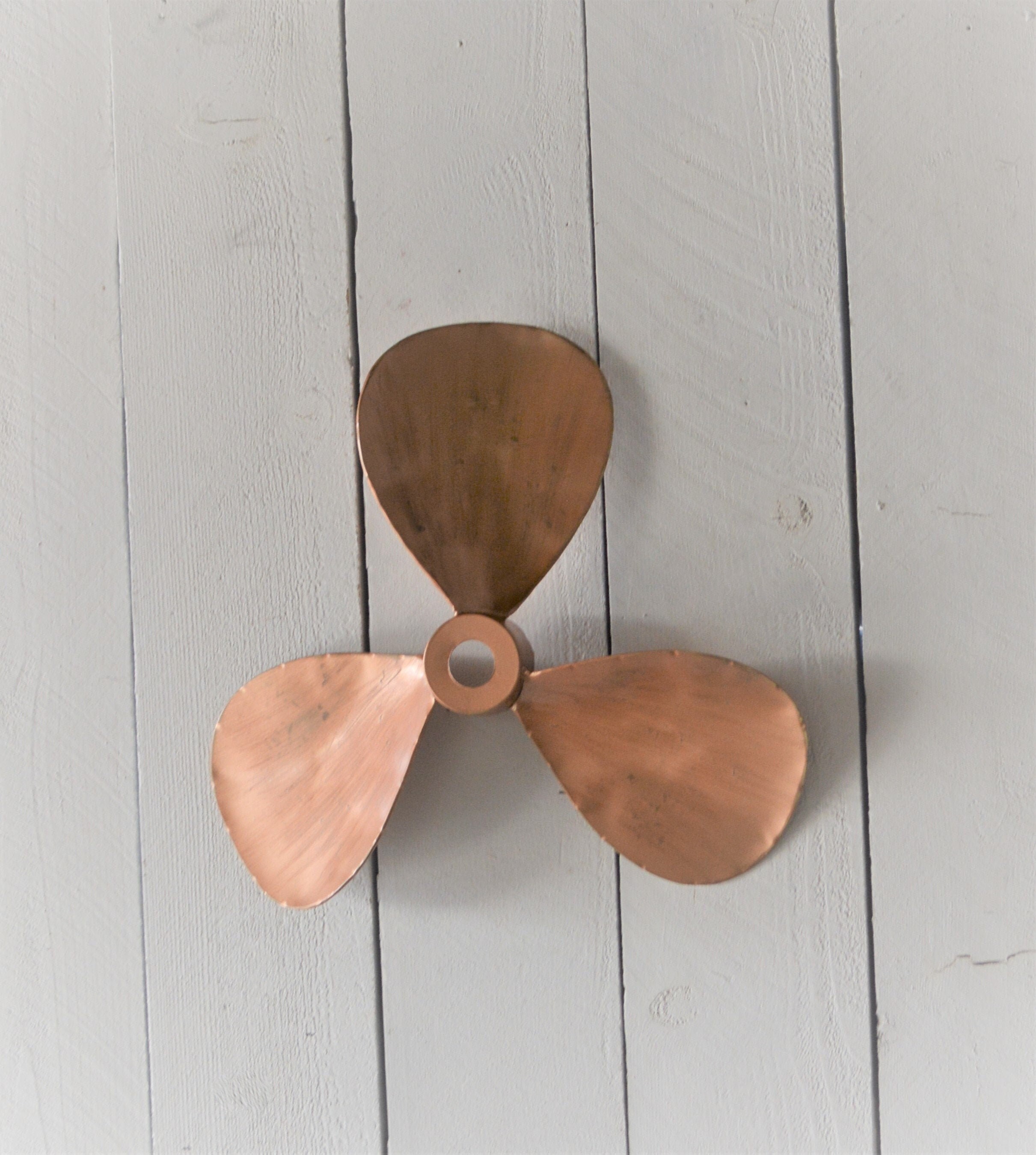 Rustic Metal Propeller Wall Decor Nautical Coastal Beach | Etsy