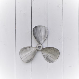 Boat Propeller Wall Hanging, Nautical Metal Art, Beach House Decor ...