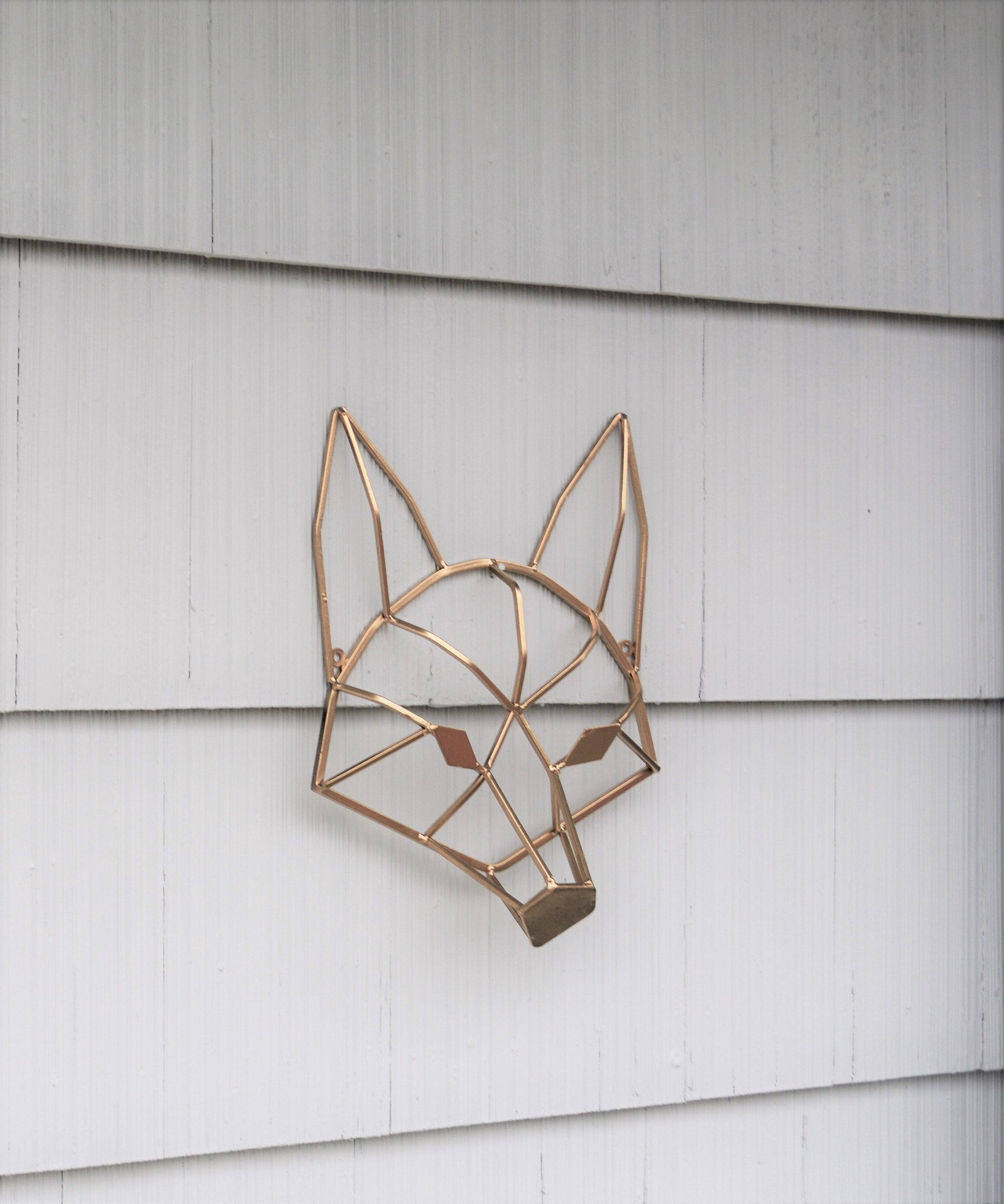 Metal Fox Head Wall Decor Cabin Nursery Lake House Lodge - Etsy