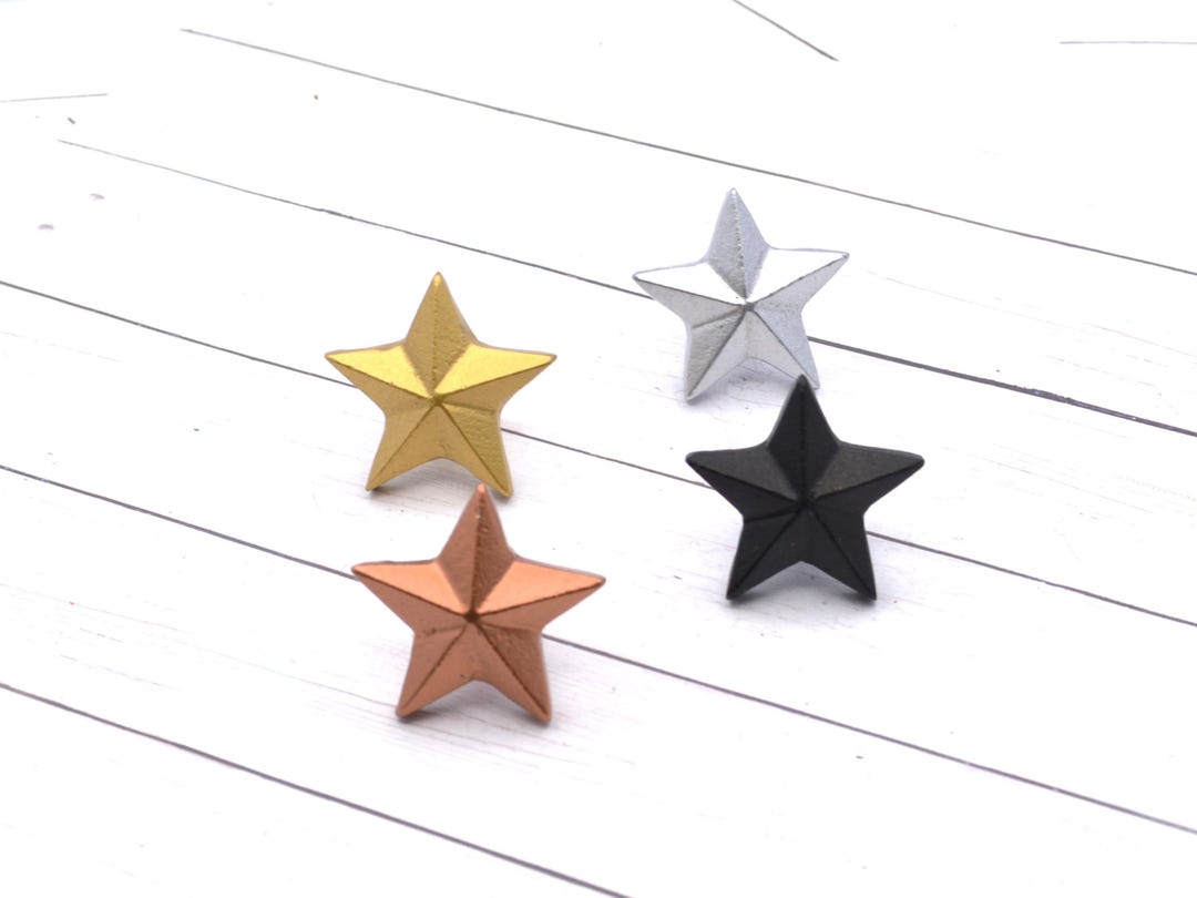 Star Drawer Pull, Silver Furniture Knob, Kitchen Cabinet Hardware - Etsy