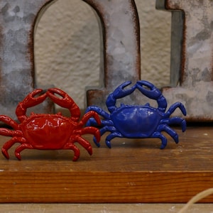 Metal Crab Knob Drawer Pull. Coastal Beach Nautical Fish Sea - Etsy