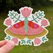 Pink Moth Sticker - Etsy