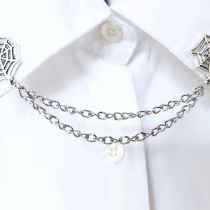 Spider Web Pin, Collar Brooch, Lapel Pins, Sweater Clips, Men's Jewelry ...