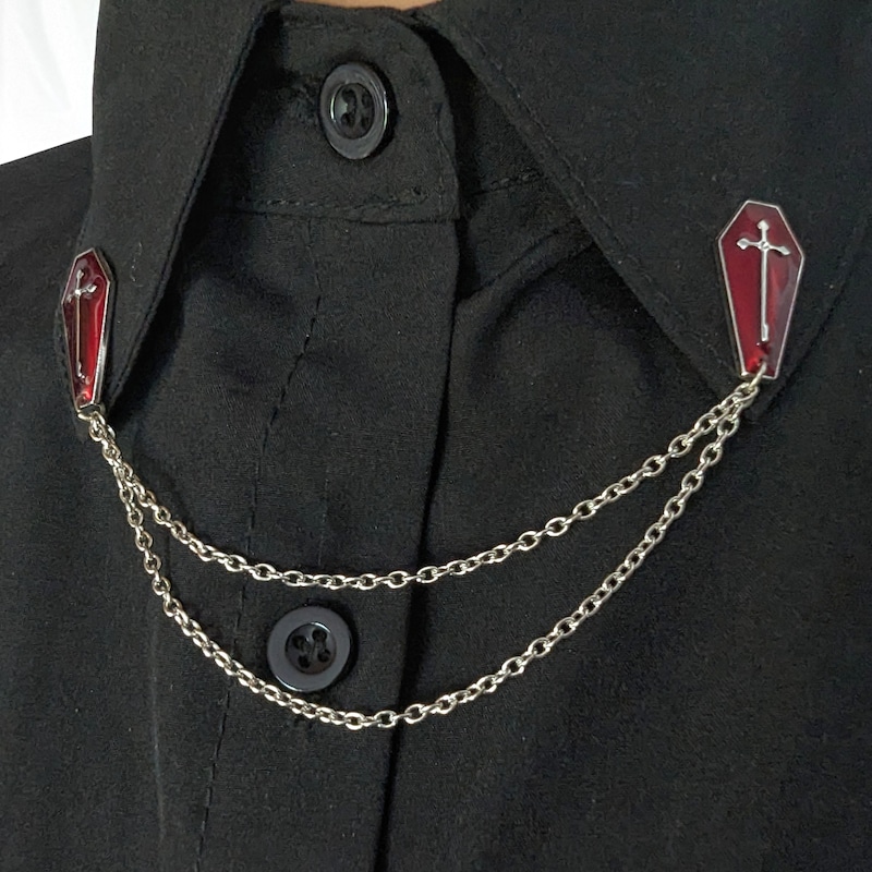 Hat Chain Enamel Pin - Etsy UK