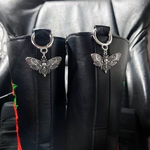 Charms for Shoes With Deadhead Moth Boots Charms High Shoes Pendant for ...