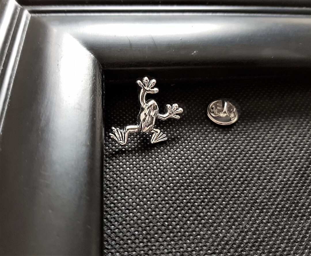 Frog Pin, Lapel Pin, Mismatched Brooch , Toad Jewelry, Men's ...