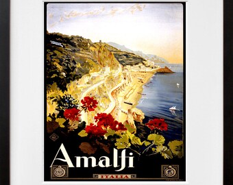 Italian Travel Poster Italy Art Print Retro TR119 | Etsy
