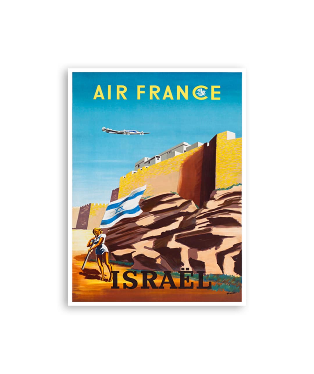 Israel Heritage Art Israeli Travel Poster Print Home Wall Decor (XR2952 ...