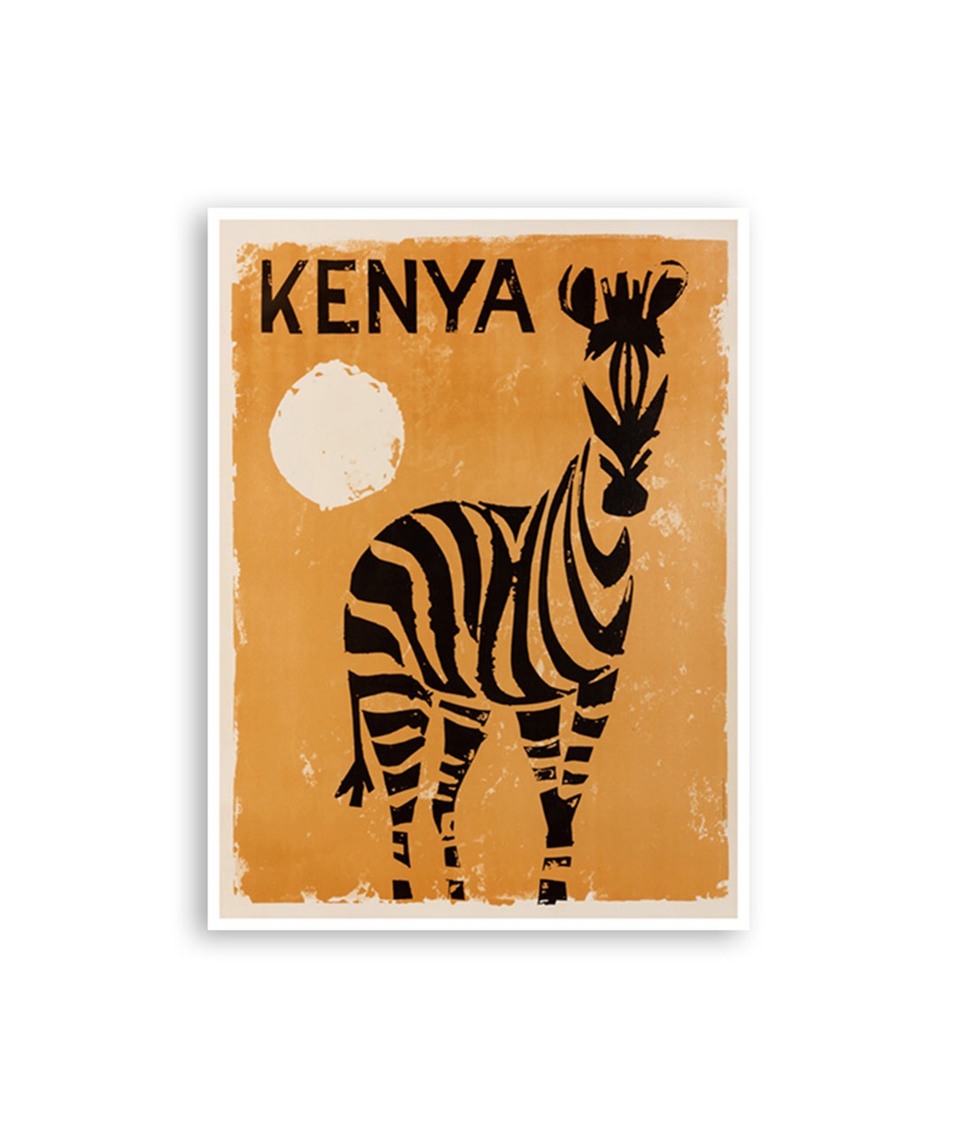 Kenya Africa Art Print Travel Poster Home Decor (XR2865) - Etsy