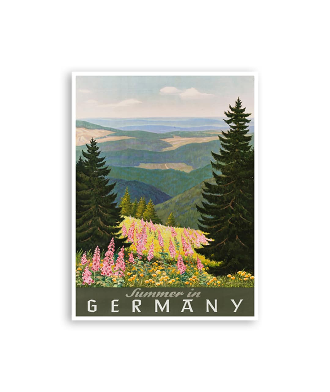 Germany Travel Art Sign Wall Decor German Poster Print (XR310) - Etsy
