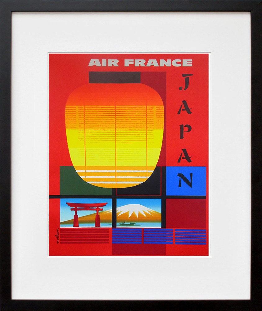 Japan Art Vintage Travel Poster Print Japanese Home Wall Decor | Etsy