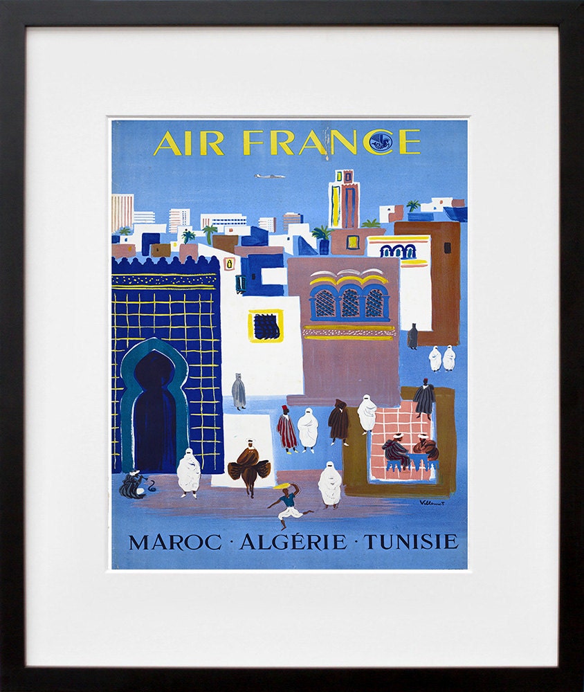 Morocco Travel Art Poster Africa Print Home Decor XR201 - Etsy