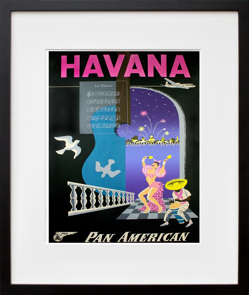 Cuba Art Print Havana Home Decor Travel Poster XR110 | Etsy