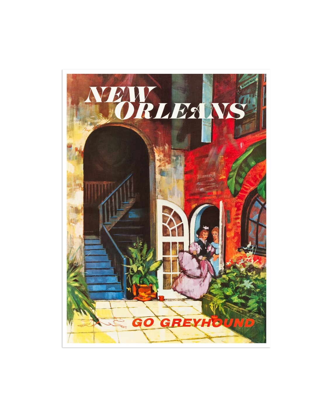 New Orleans Art Travel Poster Wall Print Home Decor XR2333 | Etsy