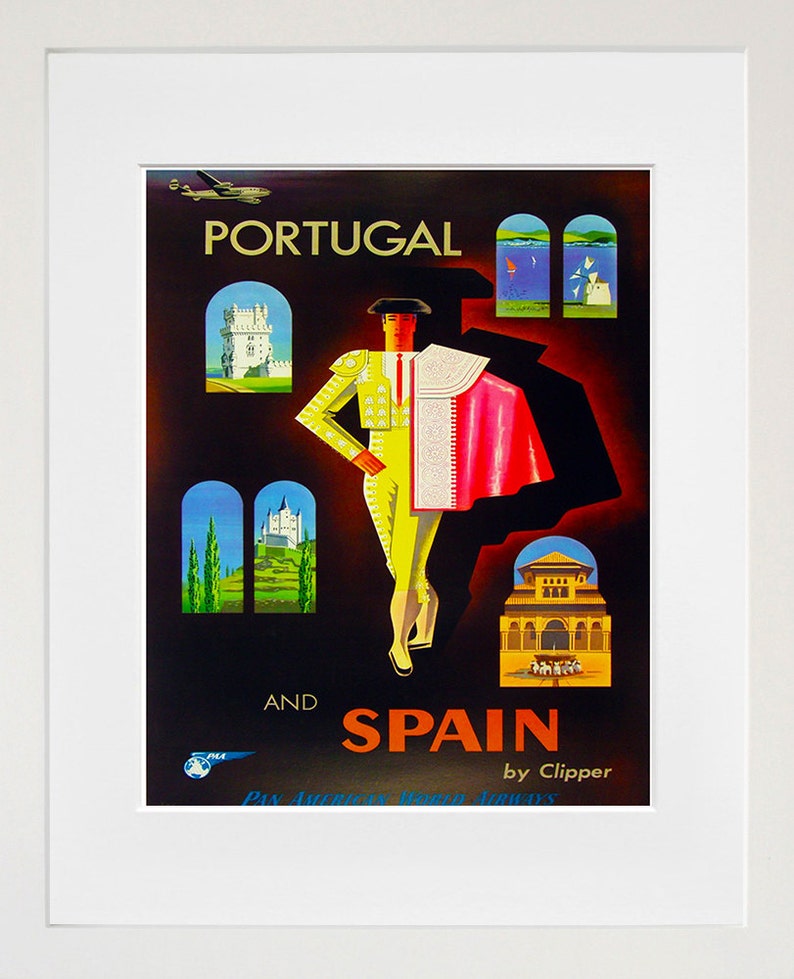 Matador Spain Wall Art Spanish Print Travel Poster Home Decor | Etsy