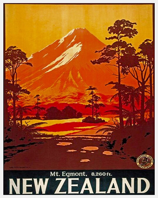 New Zealand Travel Print Poster Wall Art XR139 - Etsy