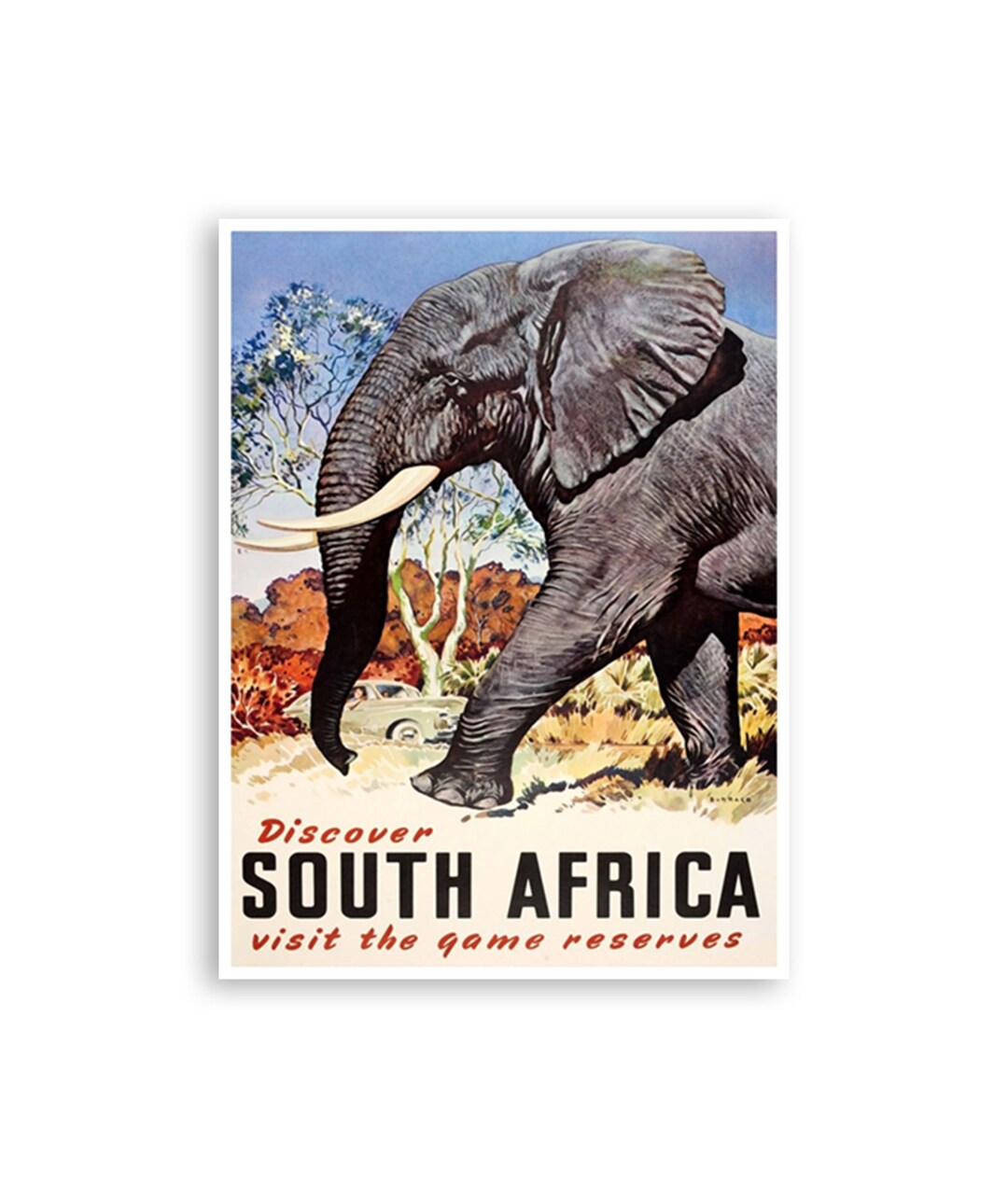 Africa Retro Poster African Art Travel Poster Wall Art Print ZT407 - Etsy