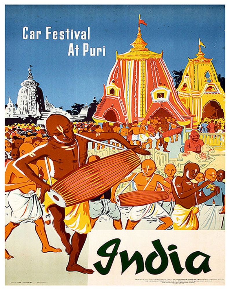 India Travel Poster Indian Wall Art Print Home Decor ZT613 - Etsy