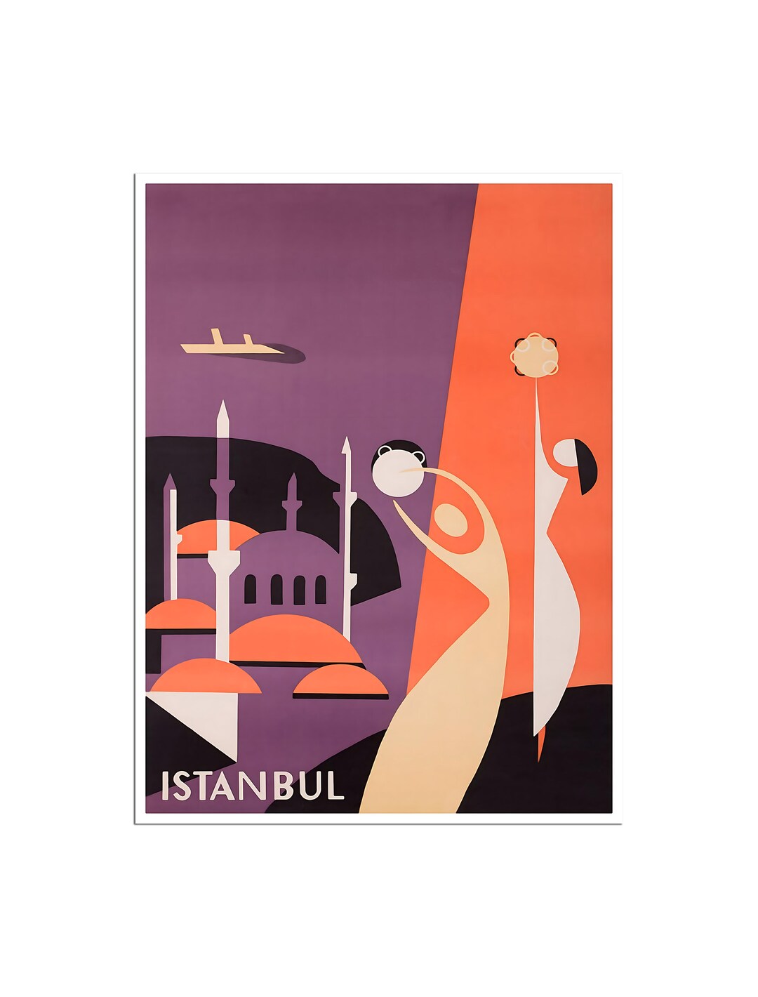 Istanbul Art Turkey Travel Poster Turkish Print (xr3210)a - Etsy