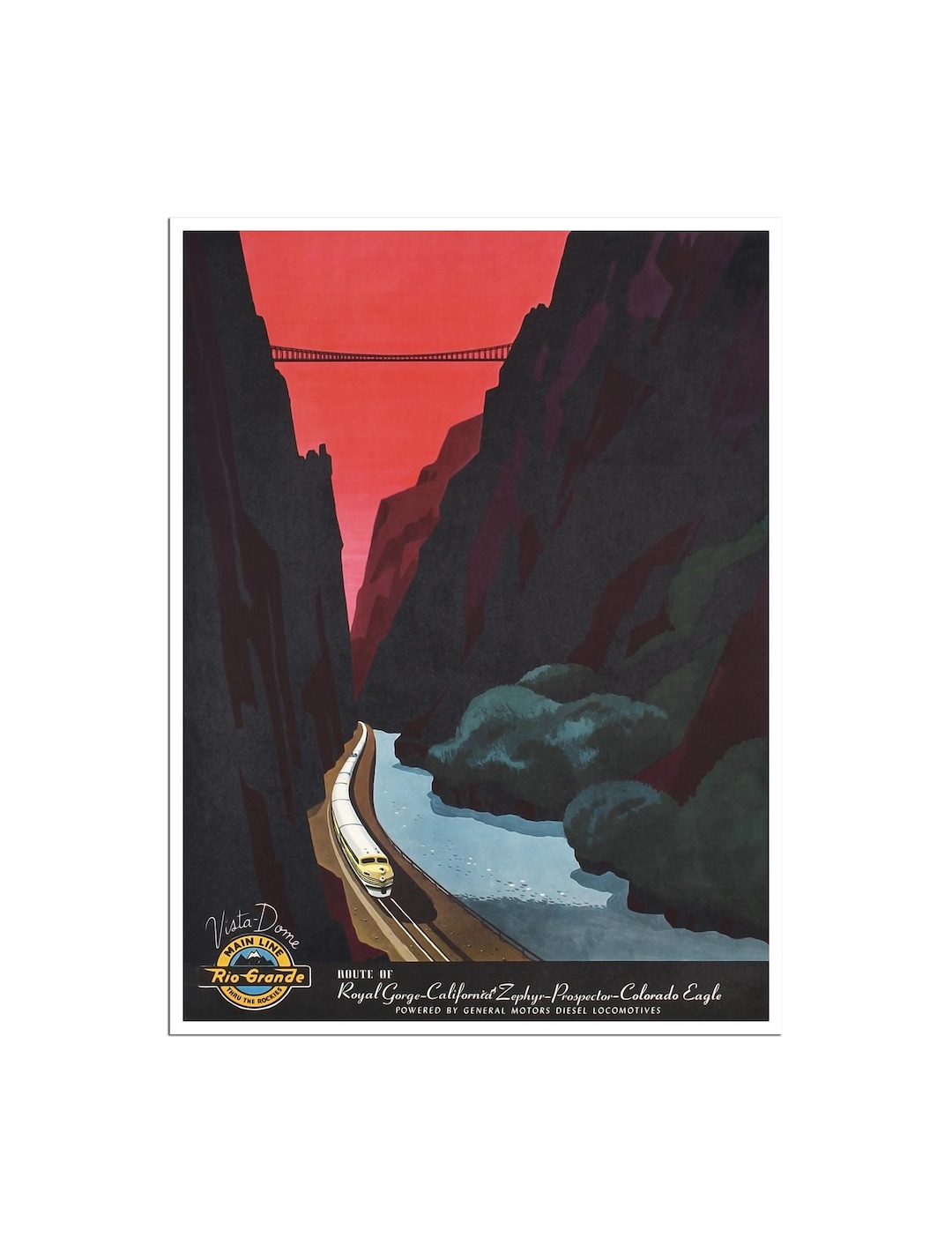 Bern Hill Train Poster Locomotive Art Railroad Print (tr69)a - Etsy