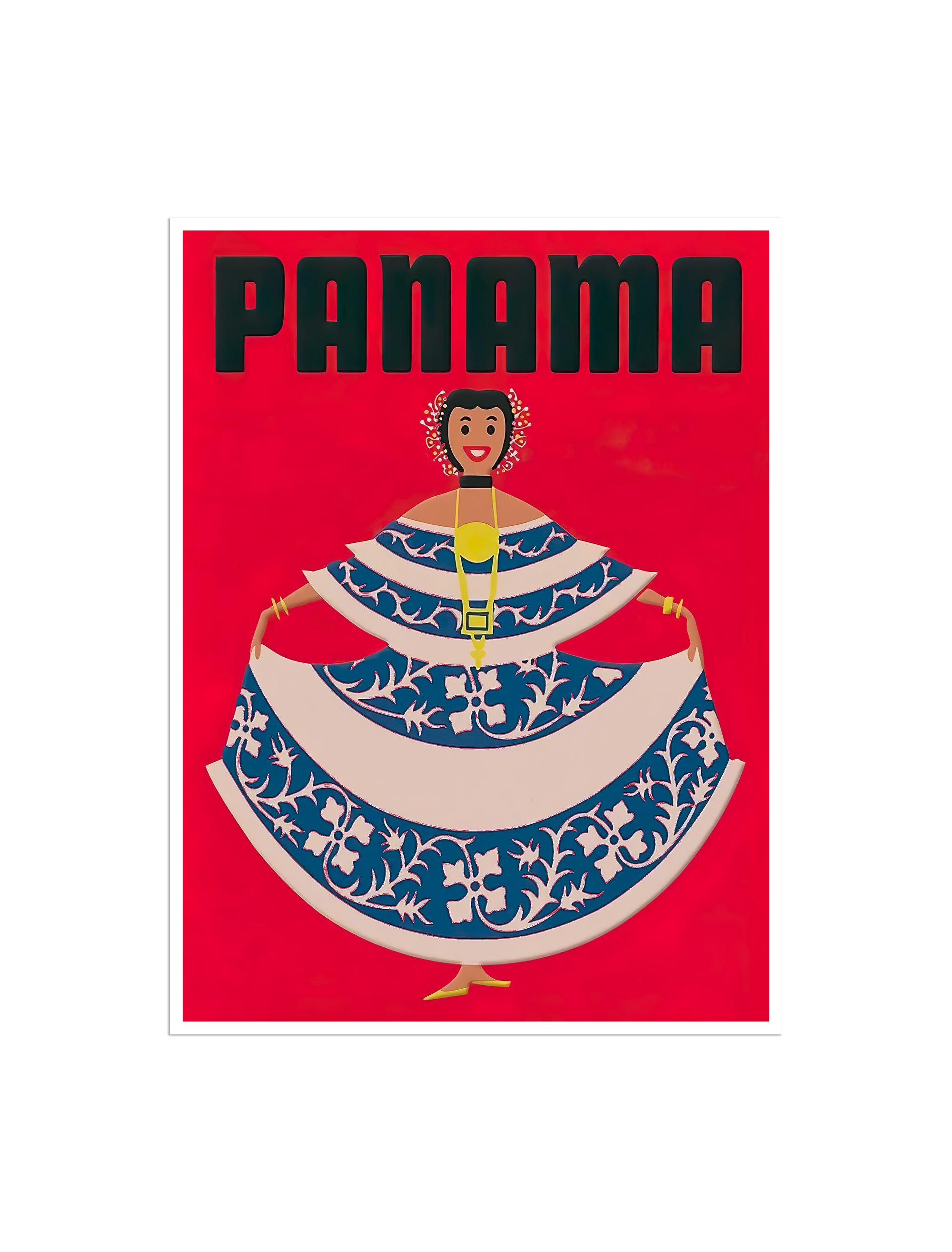 Panama Travel Poster South America Art Airline Print (XR4895) - Etsy