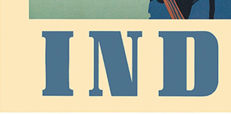 India Poster Kashmir Native Art Indian Print (xr94)a - Etsy