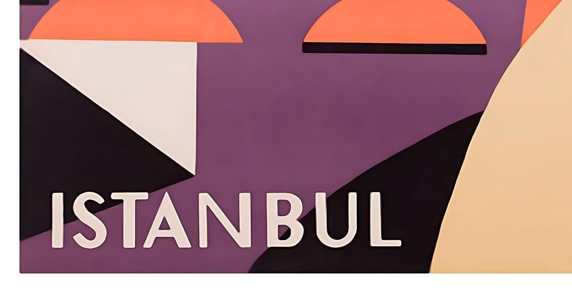 Istanbul Art Turkey Travel Poster Turkish Print (xr3210)a - Etsy
