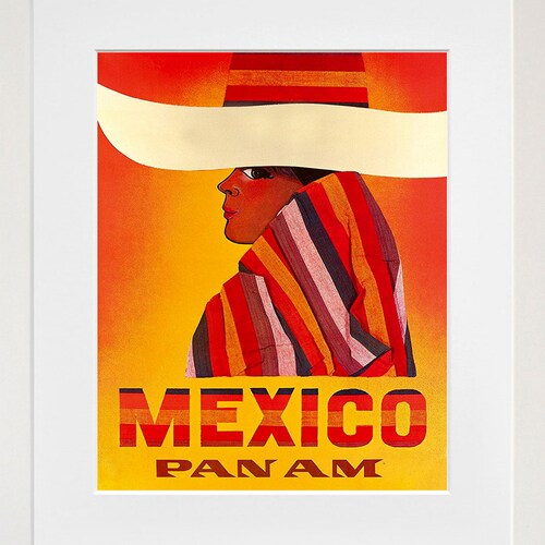 Mexico Travel Poster Mexican Wall Art Print Home Decor ZT615 | Etsy