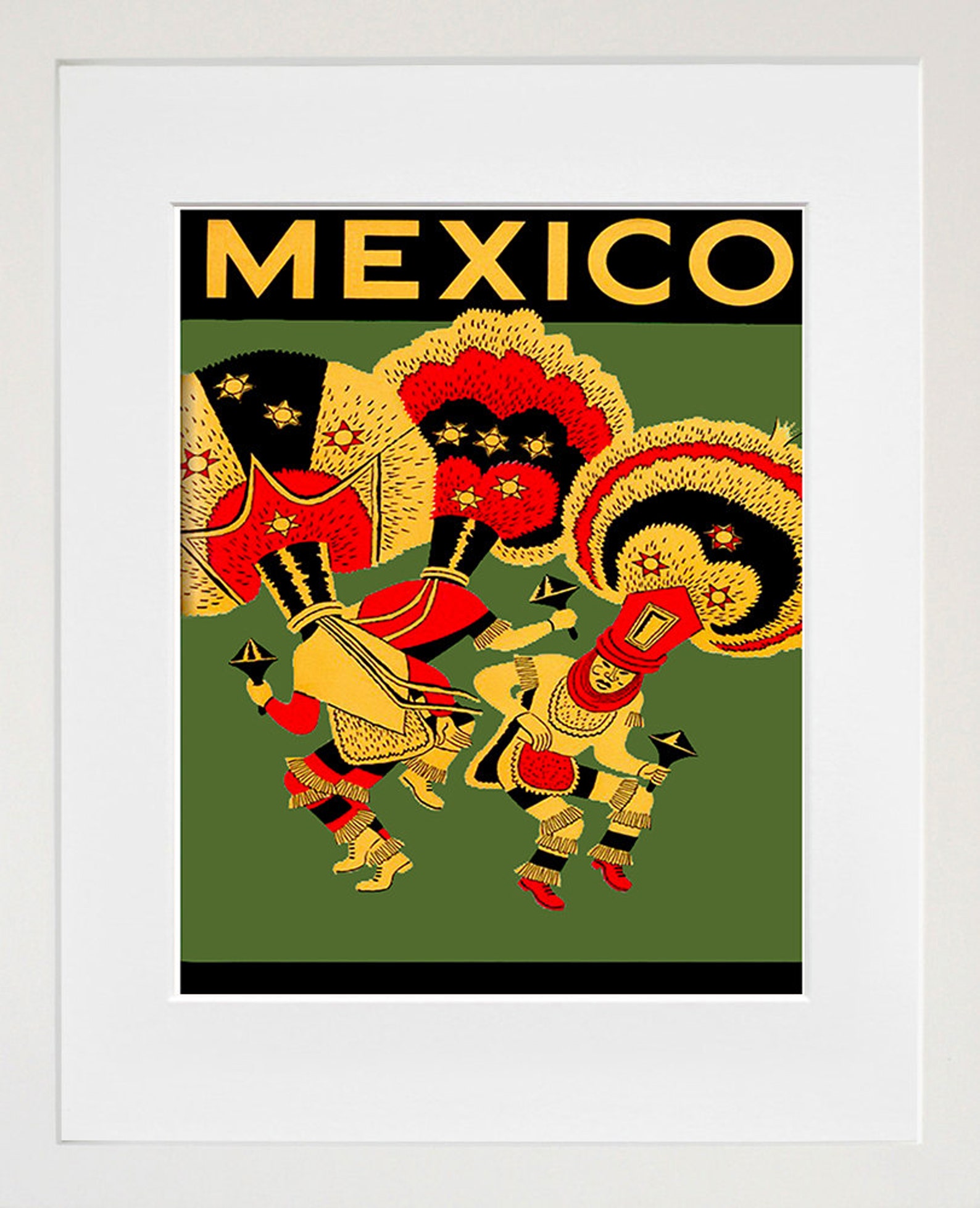 Mexico Travel Poster Mexican Art Print Home Decor ZT399 | Etsy