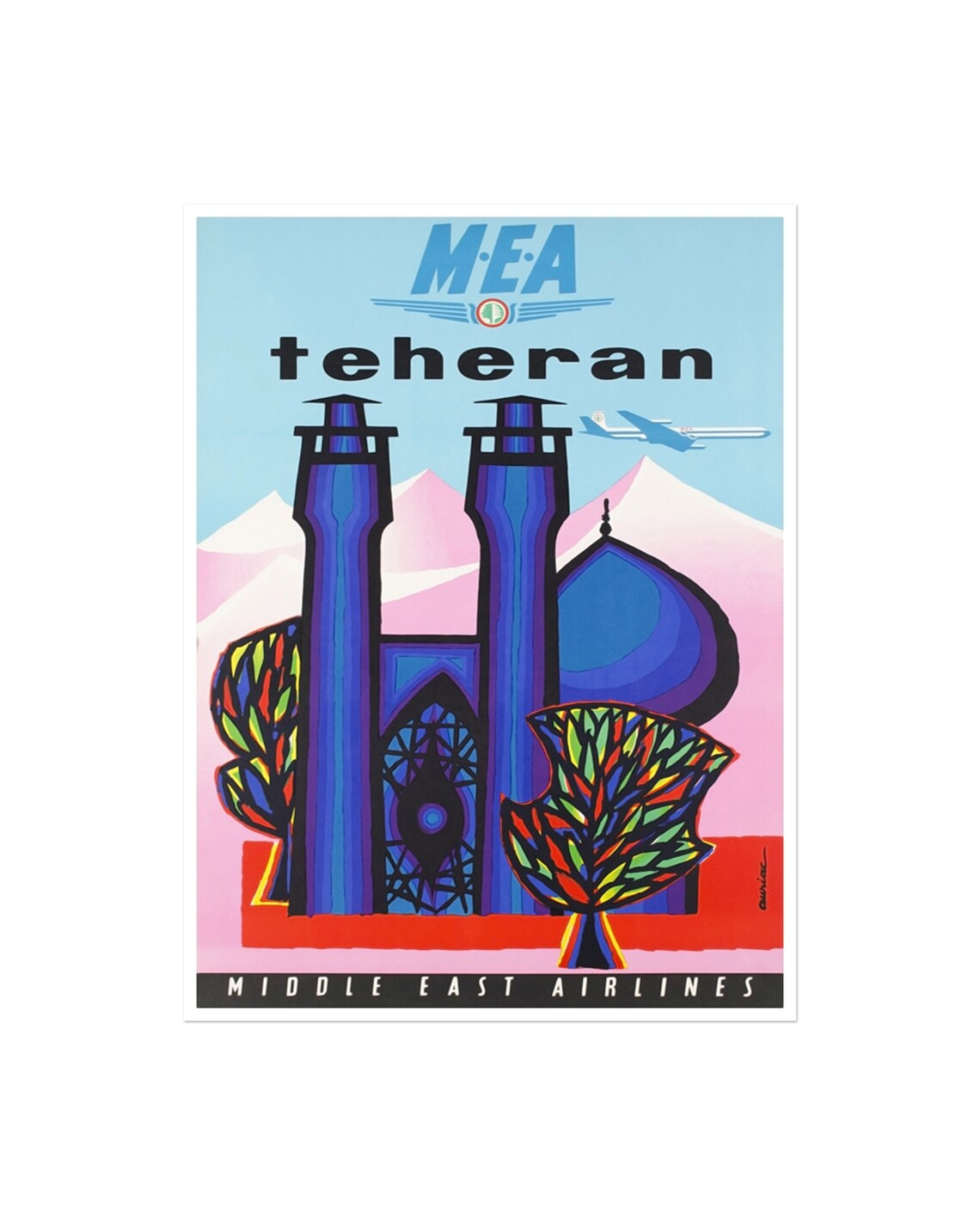 Iran Travel Poster Home Decor Retro Wall Art Print (XR1704) - Etsy