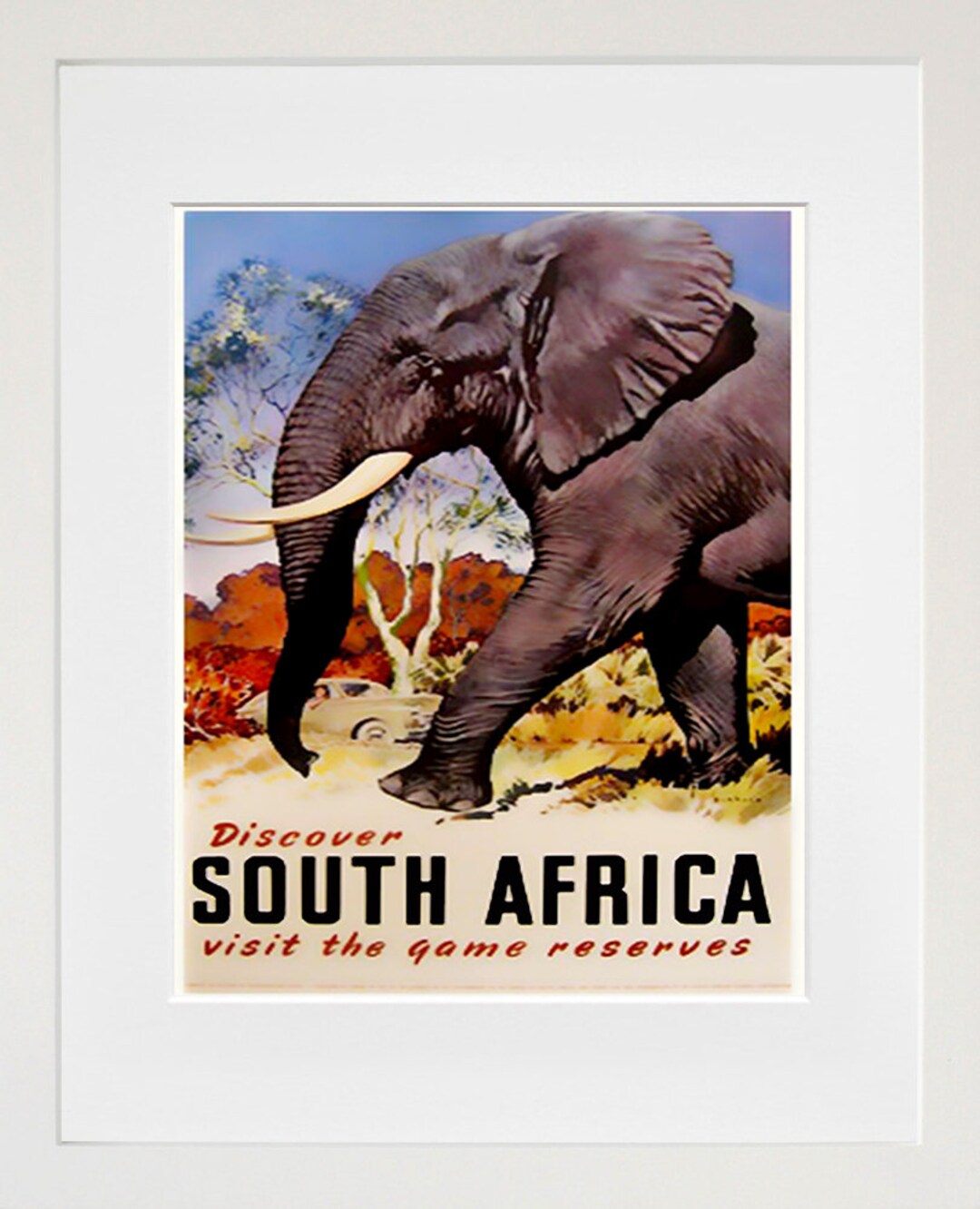 Africa Retro Poster African Art Travel Poster Wall Art Print - Etsy