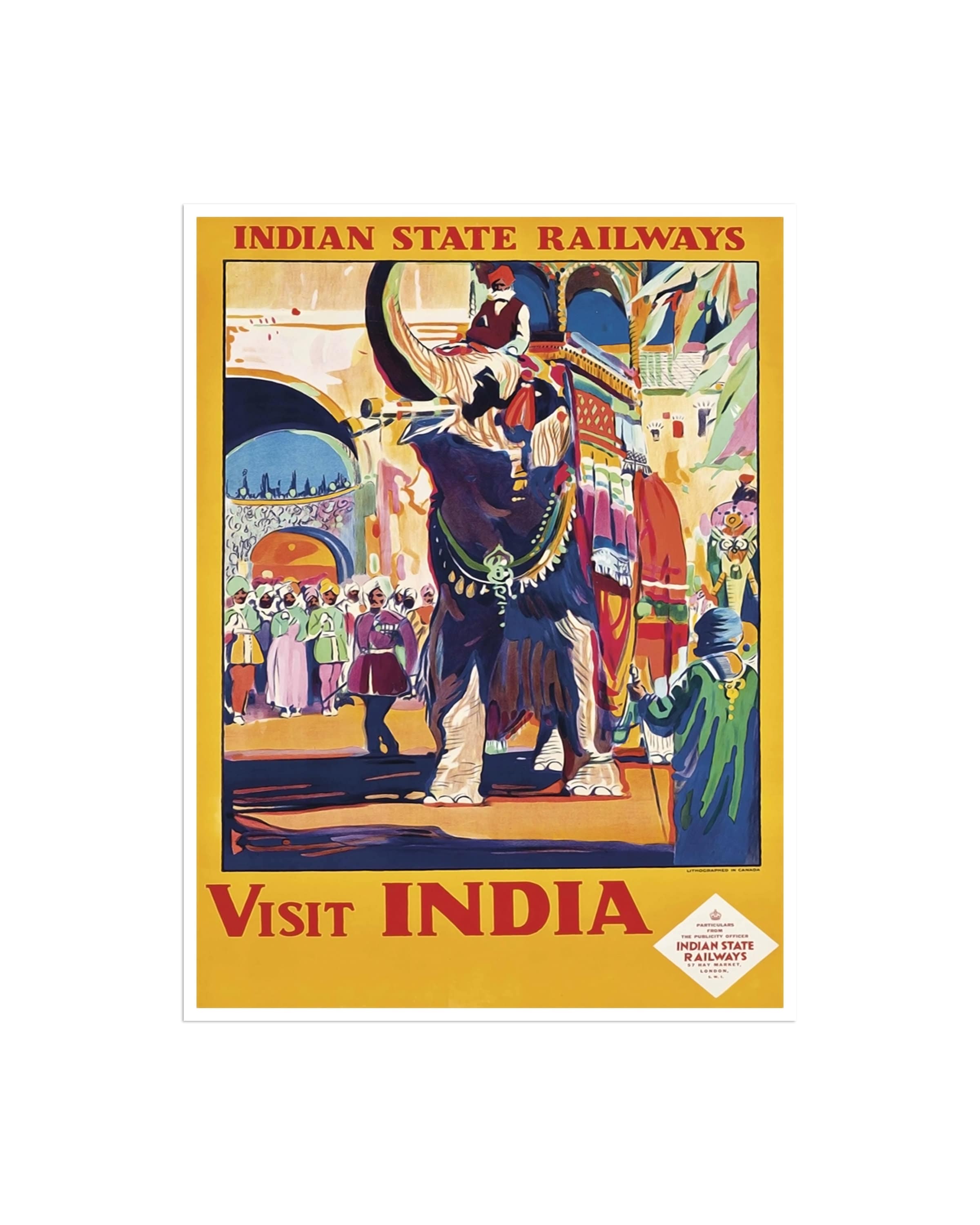 India Art Travel Poster Indian Print Home Decor (XR1624) - Etsy
