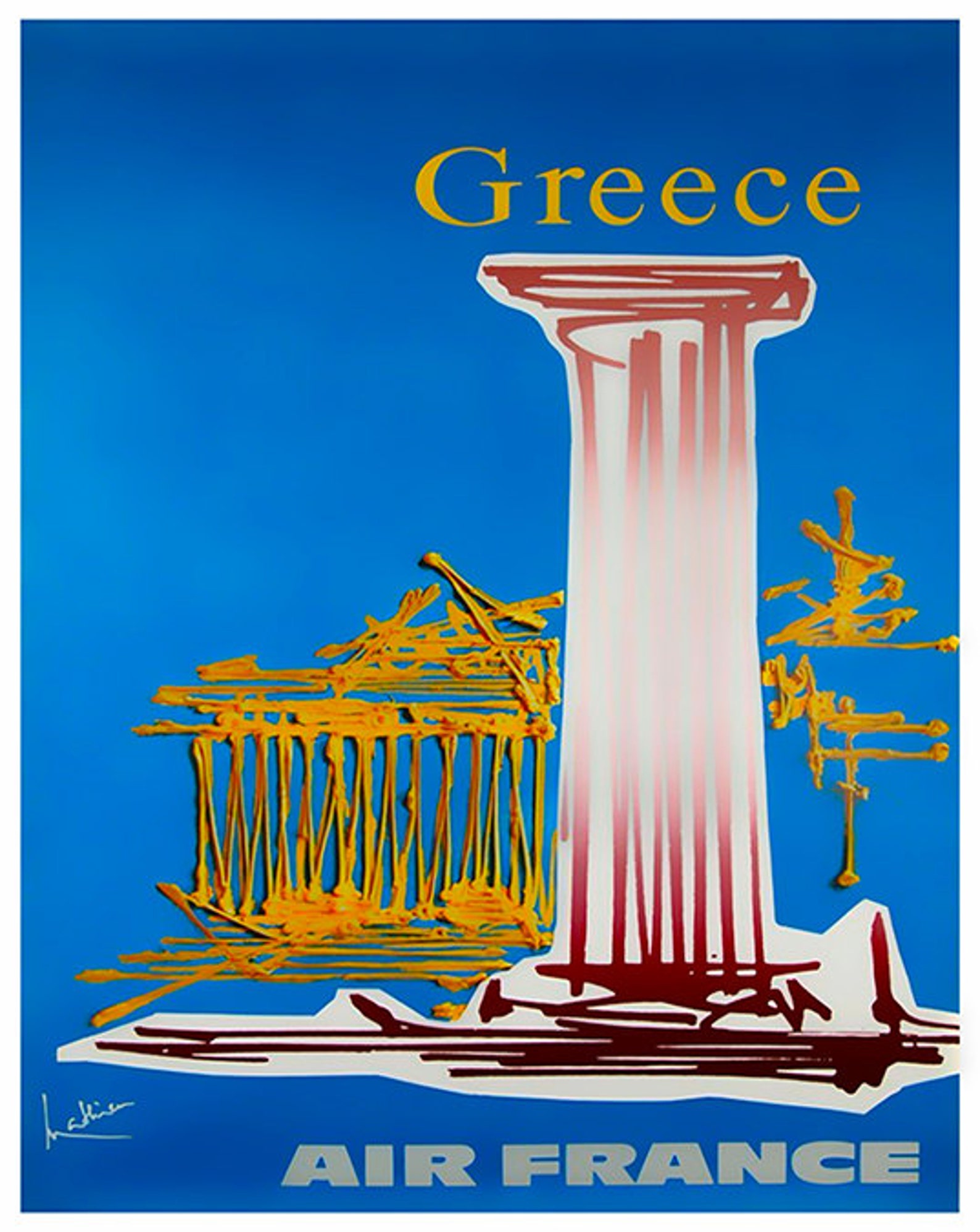 Greece Art Print Travel Greek Home Decor Poster XR117 | Etsy