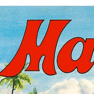 Maui Art Print Hawaii Travel Poster (TR102) - Etsy