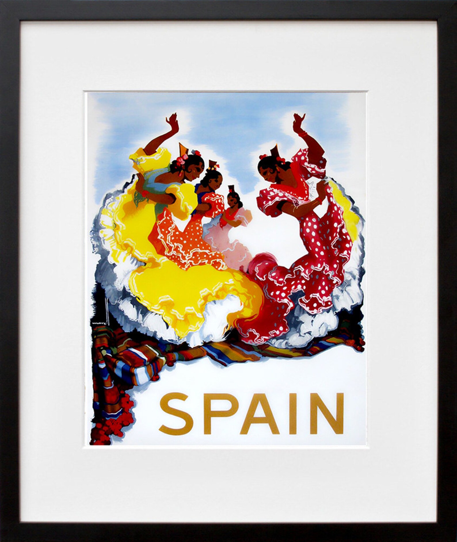 Art Spain Poster Vintage Spanish Travel Print Wall Decor | Etsy