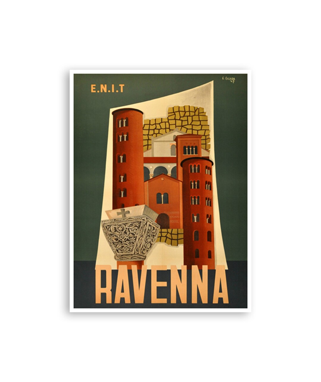 Ravenna Poster Art Italian Travel Print Italy (XR2789) - Etsy