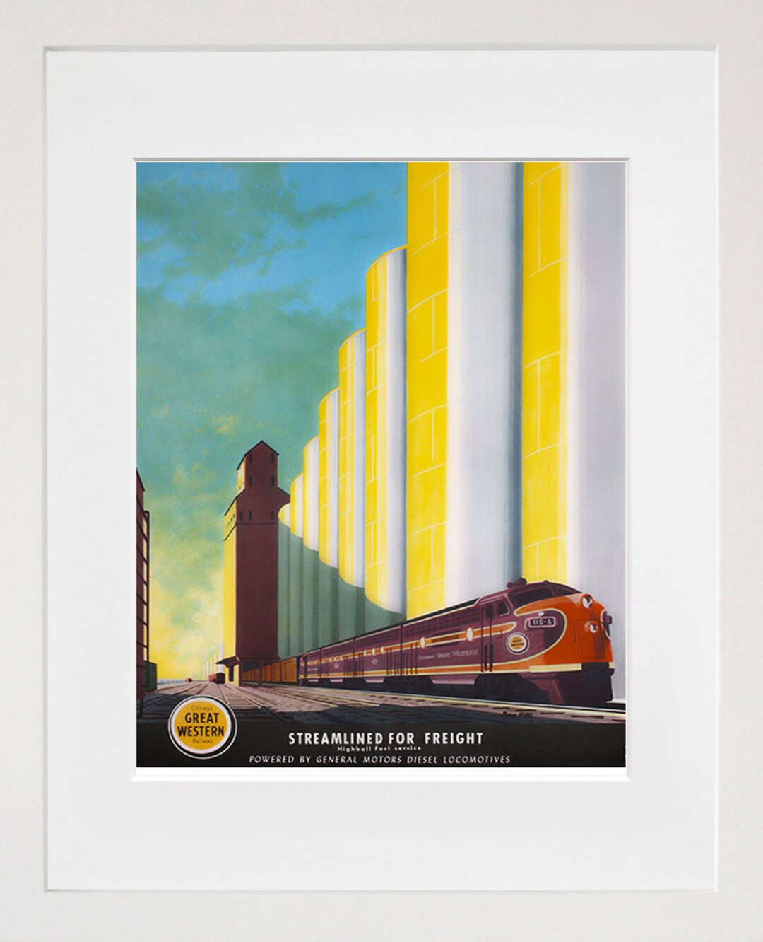 Train Art Travel Poster Railroad Print TR68 - Etsy