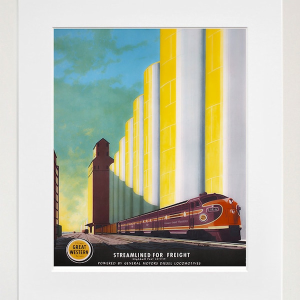 Train Poster - Etsy