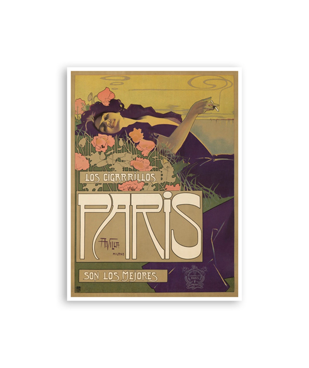 Paris Travel Poster French Decor France Print (xr3090)a - Etsy