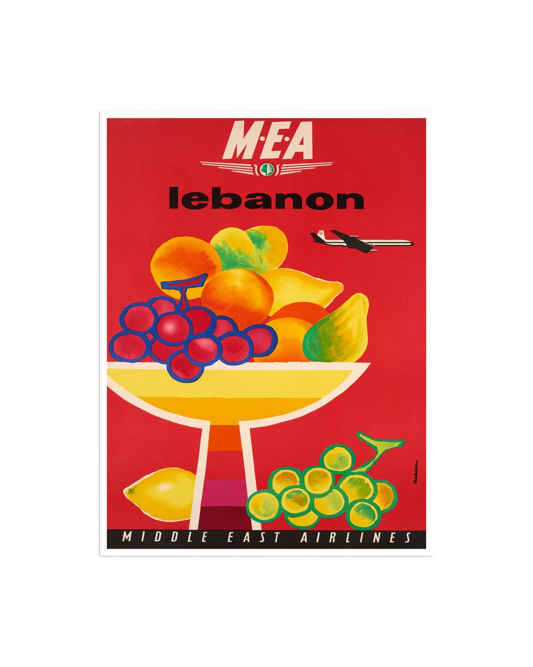 Lebanon Wall Art Travel Poster Vintage Home Decor (XR2665) - Etsy