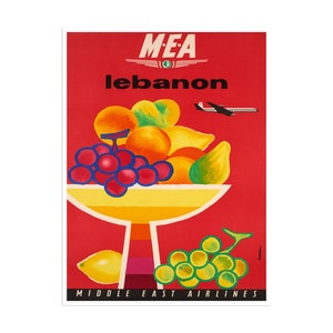 Lebanon Wall Art Travel Poster Vintage Home Decor (XR2665) - Etsy